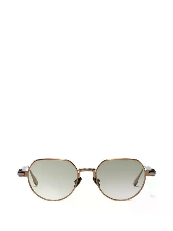 JOHN DALIA Anya Geometric Sunglasses - Brown
