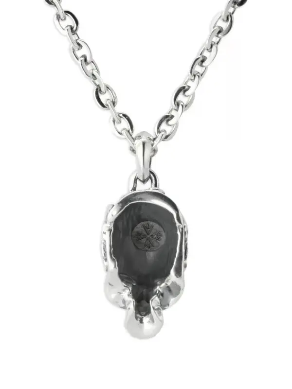 Emanuele Bicocchi Oversize Skull Pendant Necklace
