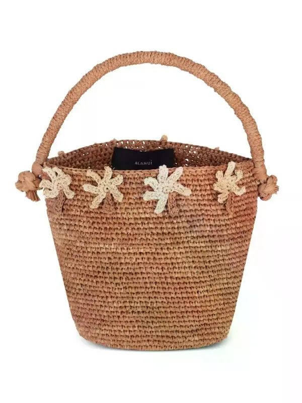 Alanui Palm-tree Appliqué Beach Bag