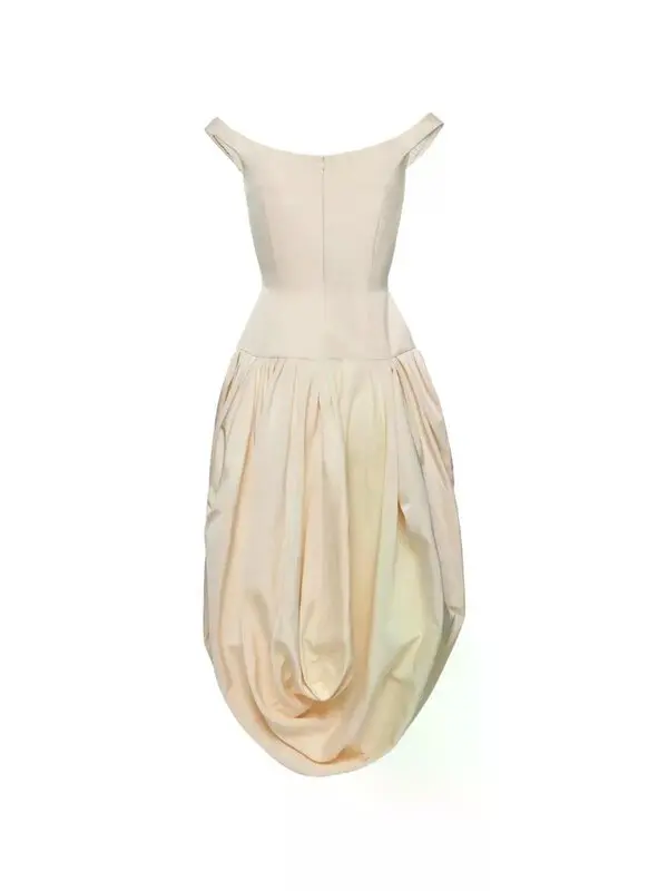Magda Butrym Off-shoulder Bubble-skirt Draped Dress
