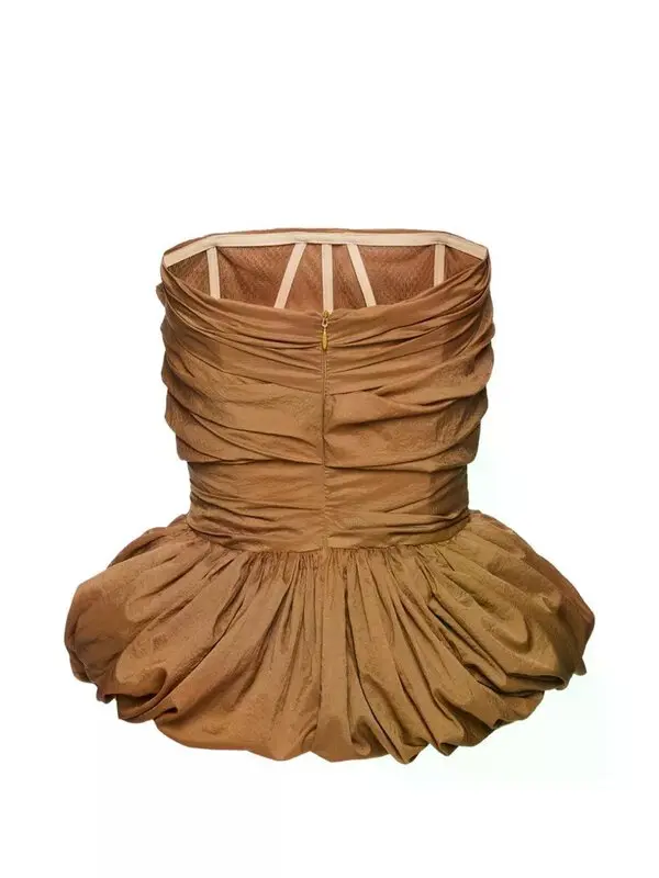 Magda Butrym Ruched Peplum Top