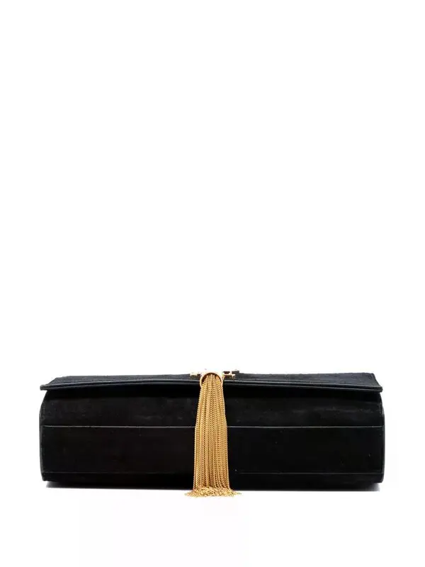 Saint Laurent 2016 Medium Suede Monogram Kate Tassel Crossbody Bag