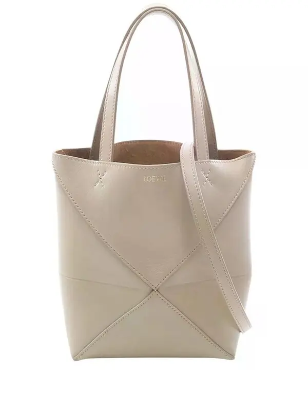 Loewe Mini Puzzle Fold Tote Bag - Neutrals