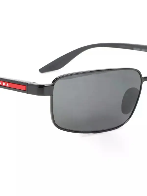 Prada Rectangle-frame Sunglasses - Black