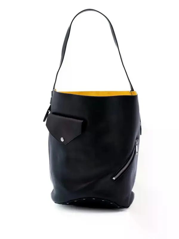 Celine 2016 Leather Biker Bucket Bag