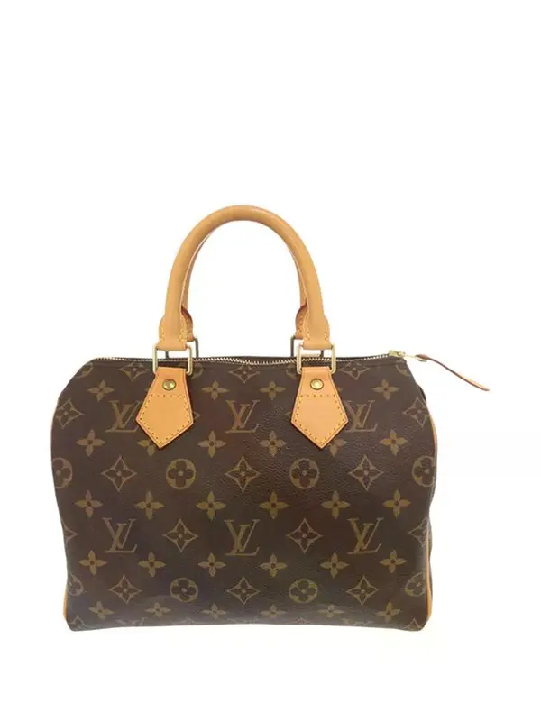 LOUIS VUITTON 2004 Monogram Speedy 25 Boston Bag - Brown