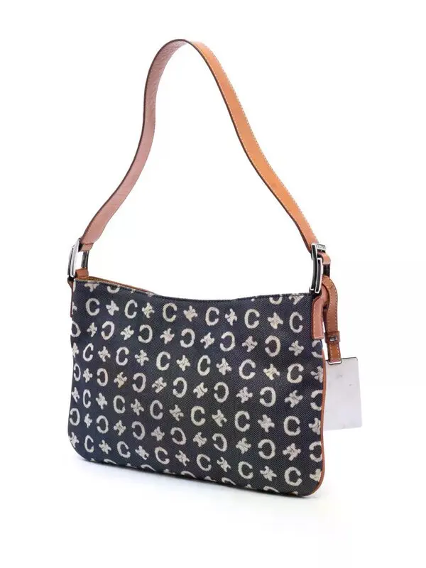 Celine 20th Century Macadam Denim Shoulder Bag