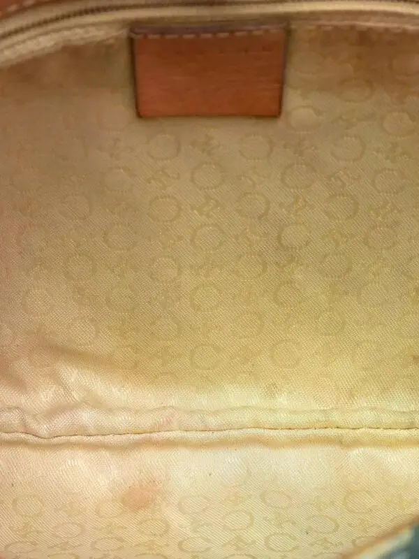 Celine 20th Century Macadam Denim Shoulder Bag