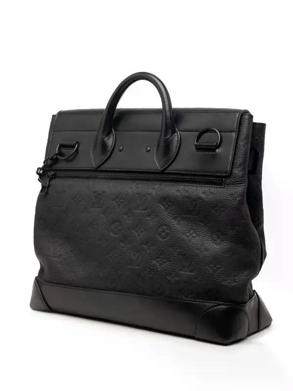LOUIS VUITTON Monogram Eclipse Steamer Pm Satchel 2020