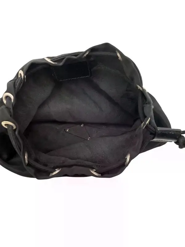 Prada 2000-2013 Tessuto Drawstring Pouch - Black