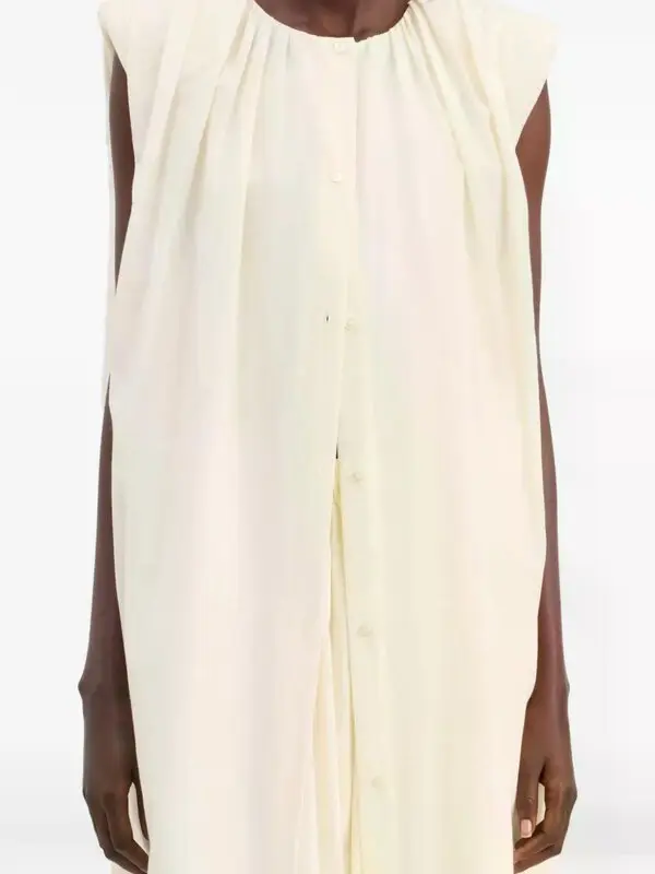 Loulou De Saison Button-fastening Midi Dress
