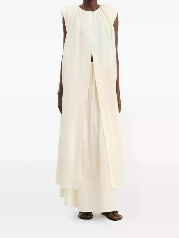 Loulou De Saison Button-fastening Midi Dress
