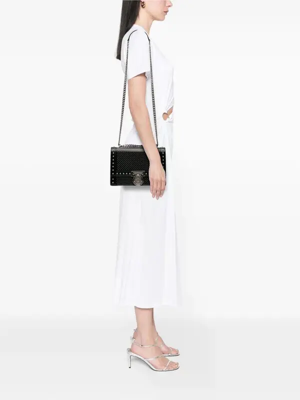 Balmain Studded Leather Shoulder Bag