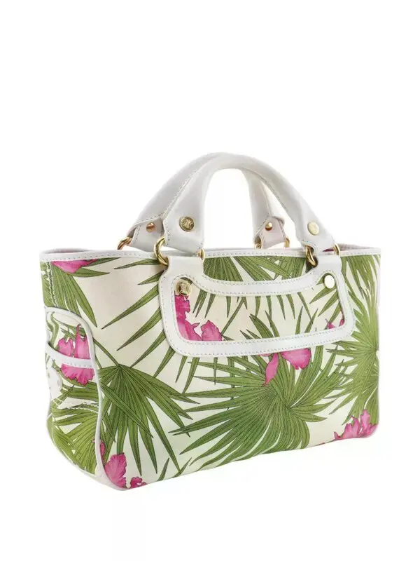 Celine 20th Century Botanical Print Boogie Handbag