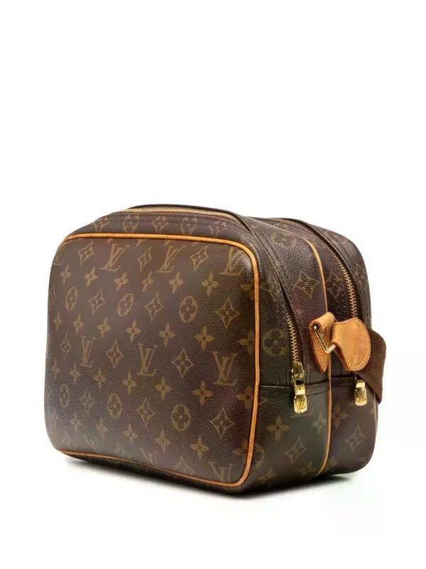 LOUIS VUITTON 2005 Monogram Reporter Pm Crossbody Bag - Brown