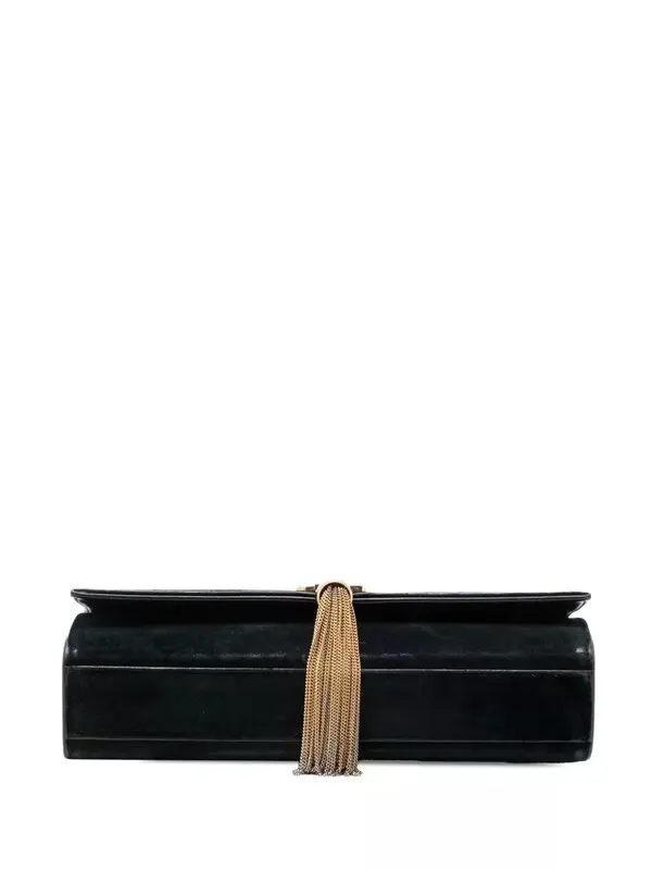 Saint Laurent 2014 Medium Monogram Kate Tassel Crossbody Bag - Black