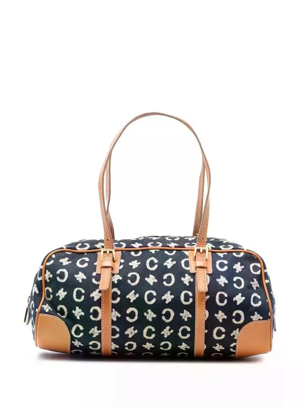 Celine 2000 Macadam Denim Shoulder Bag