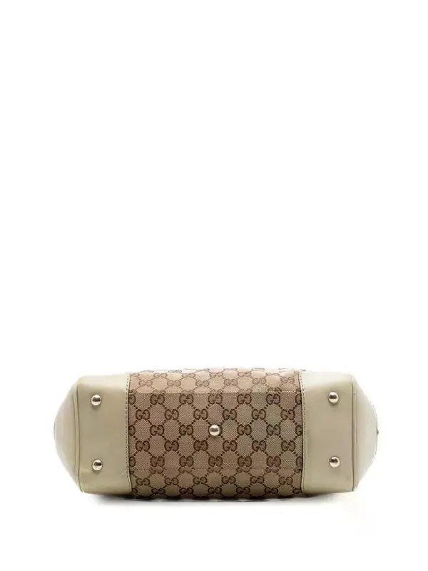 Gucci Gg Canvas Web Mayfair Tote Bag - Neutrals