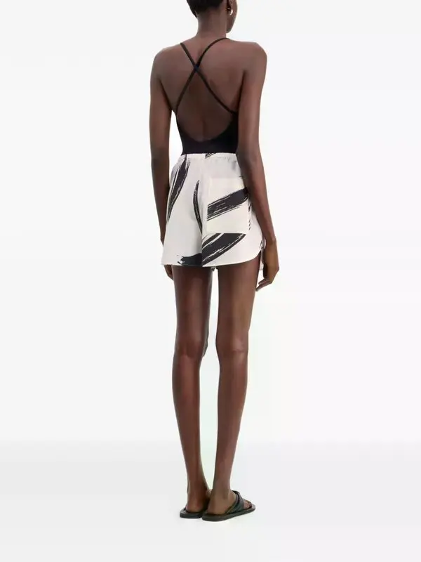 Loulou De Saison Printed Elasticated Shorts