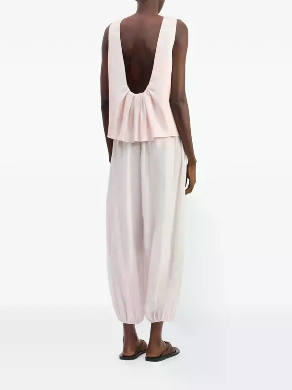 Loulou De Saison Gem Draped Sleeveless Top
