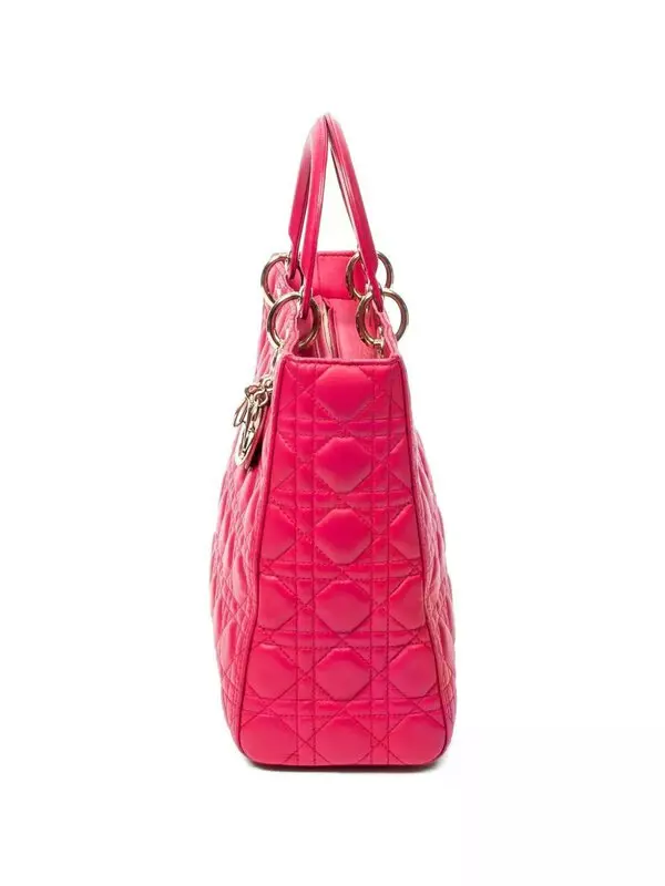 Dior Large Lady Tote - Pink