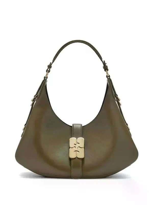 GANNI Kat Logo-plaque Shoulder Bag