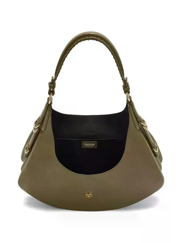 GANNI Kat Logo-plaque Shoulder Bag