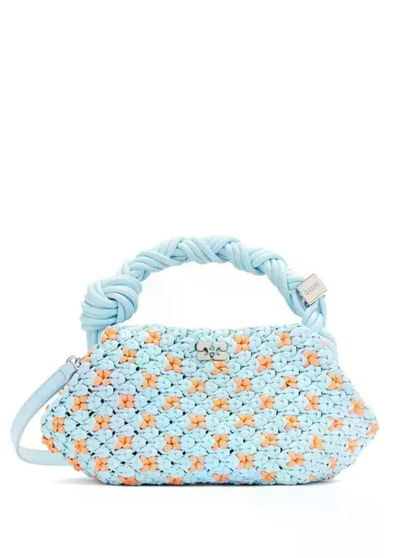 GANNI Mini Bou Braided Tote Bag