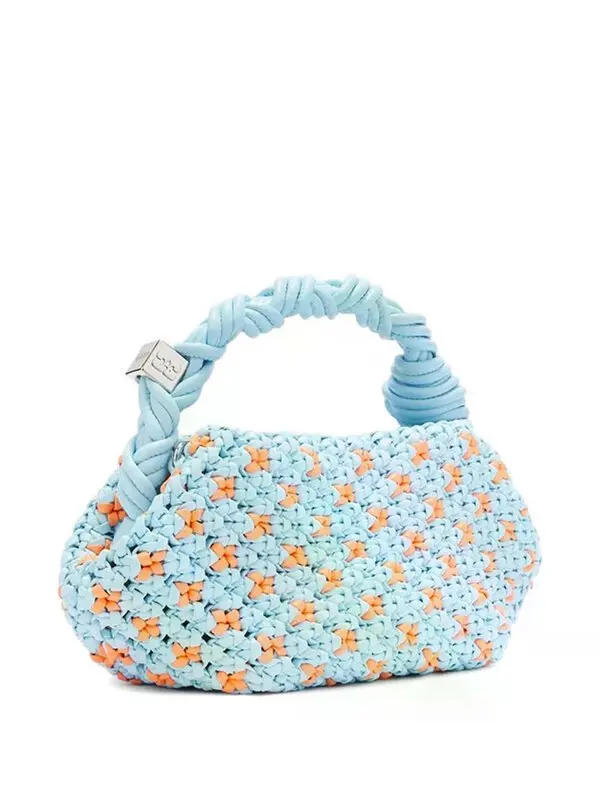 GANNI Mini Bou Braided Tote Bag