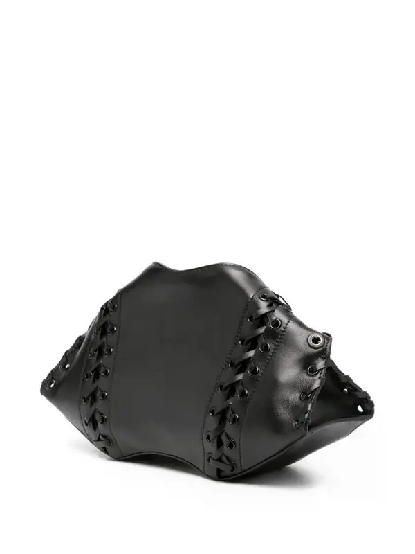 Alexander McQueen Manta Clutch - Black