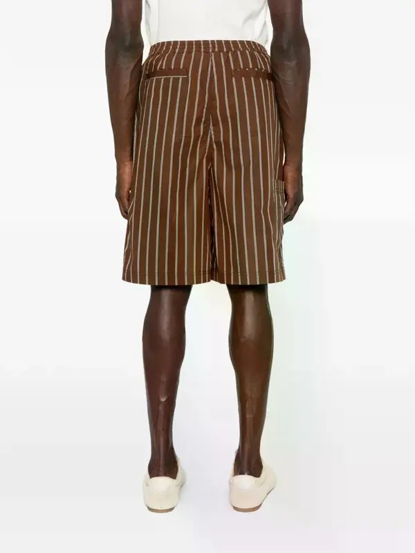Études Studio Comfort Striped Shorts - Brown