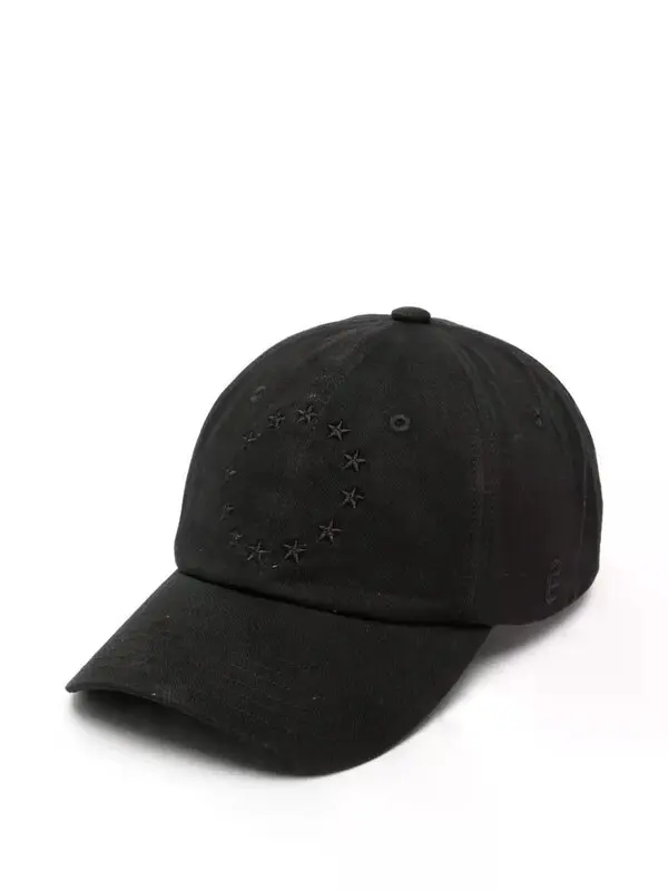 Études Studio Europa Star-embroidered Cap - Black