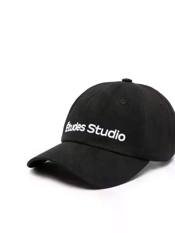 Études Studio Embroidered Logo Cap - Black
