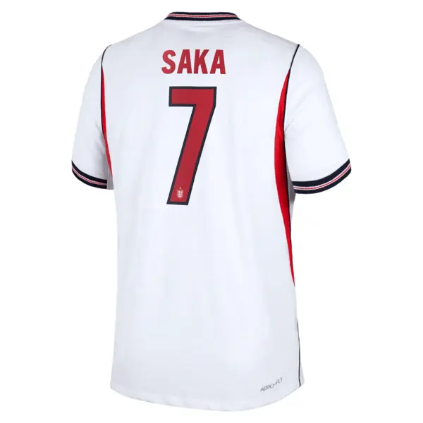 Nike Bukayo Saka England National Team 2026 Match Home Dri-fit Adv Soccer Jersey - White