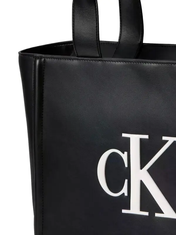 Calvin Klein Embossed-logo Tote Bag