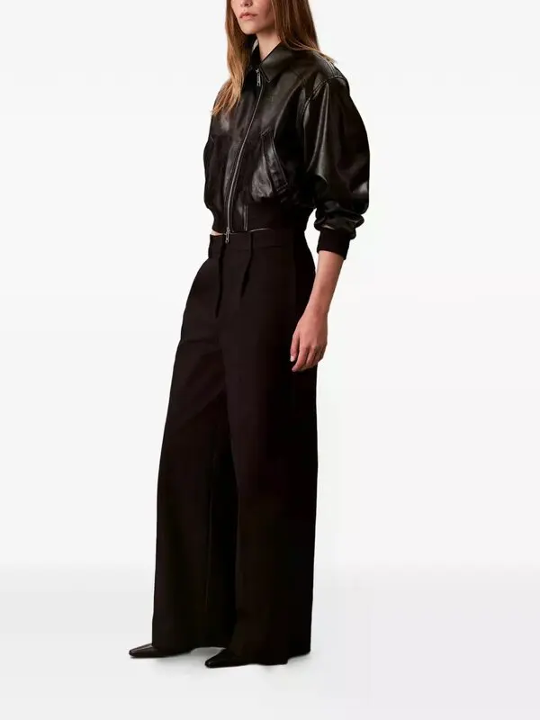 Calvin Klein Pleated Wide-leg Trousers