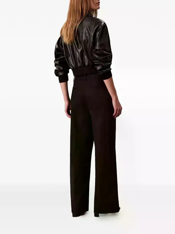 Calvin Klein Pleated Wide-leg Trousers