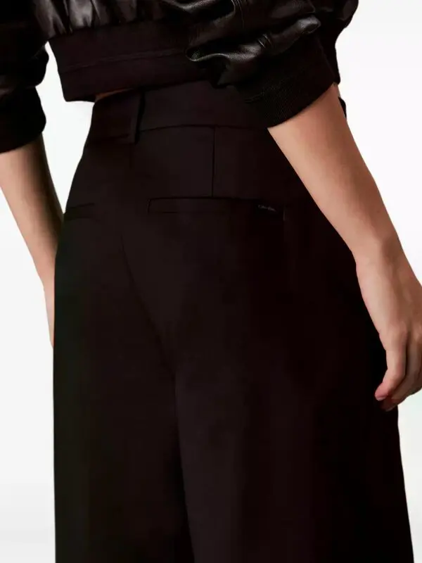 Calvin Klein Pleated Wide-leg Trousers