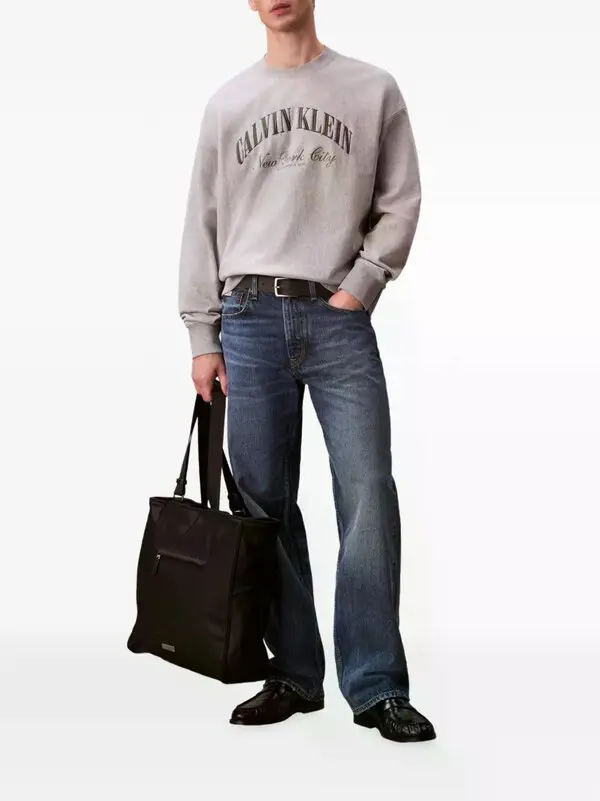 Calvin Klein Logo-embroidered Sweatshirt