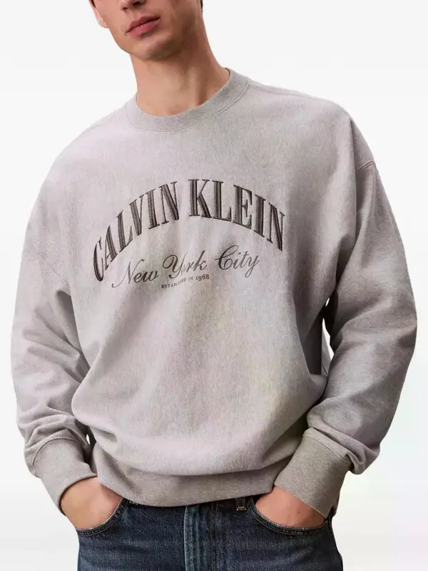 Calvin Klein Logo-embroidered Sweatshirt