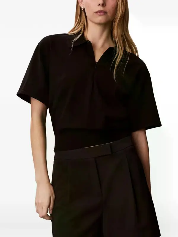 Calvin Klein Quarter-zip Short-sleeve Sweater