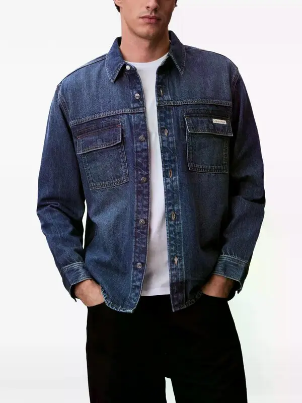 Calvin Klein Logo-patch Shirt