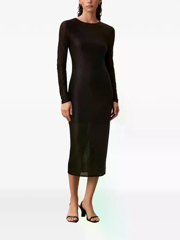 Calvin Klein Monogram-pattern Midi Dress