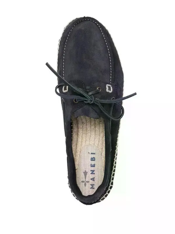Manebí Lace-up Suede Espadrilles