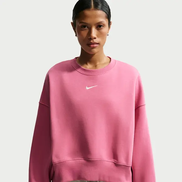 Nike Sportswear Phoenix Fleece Over-oversized Crew-neck Sweatshirt - Pink