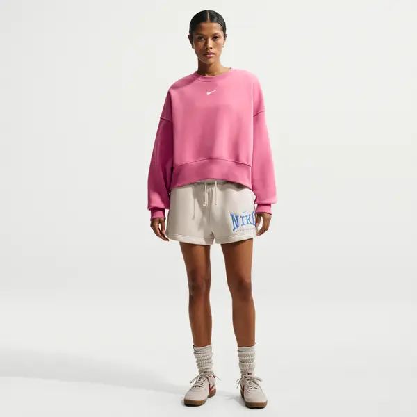 Nike Sportswear Phoenix Fleece Crew-neck Sweatshirt - Pink