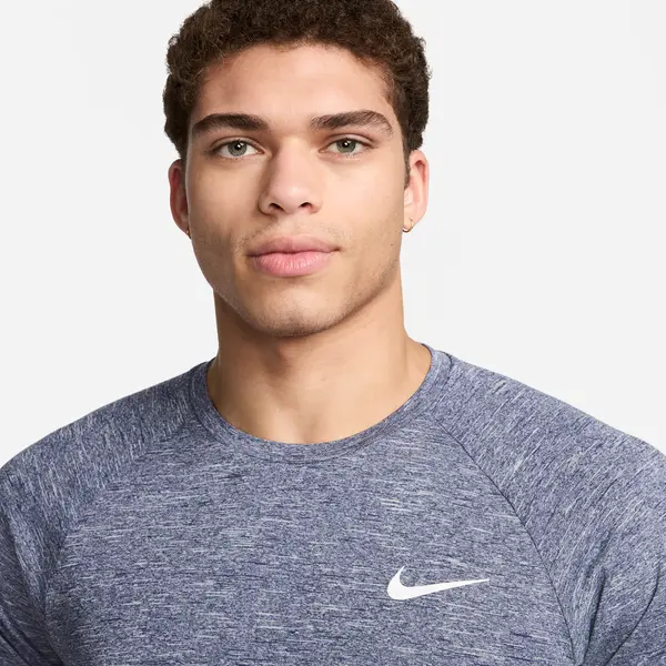 Nike Dri-fit Uv Short Sleeve Top - Blue
