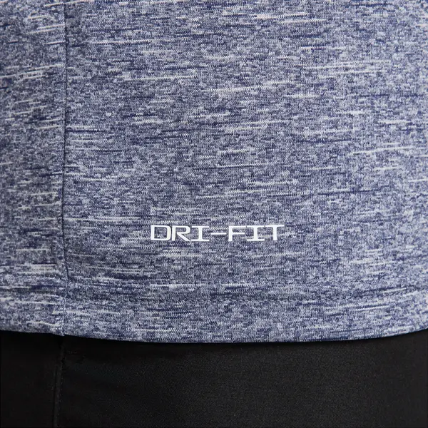 Nike Dri-fit Uv Short Sleeve Top - Blue