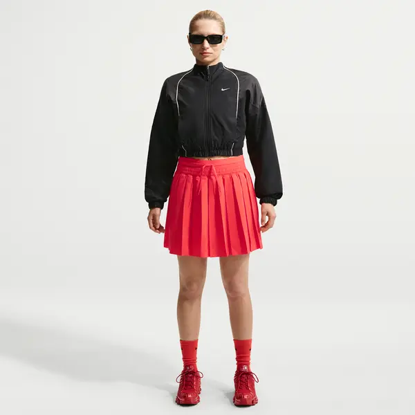 Nike Sportswear Mid-rise Pleated Skirt - Red