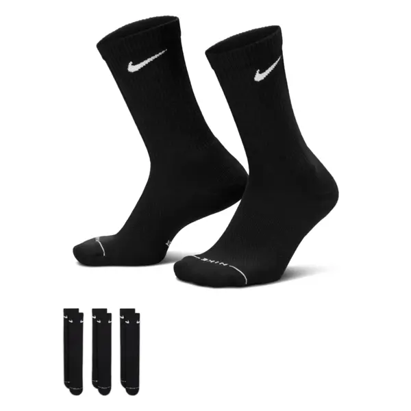 Nike Everyday Elevated Crew Socks - Black